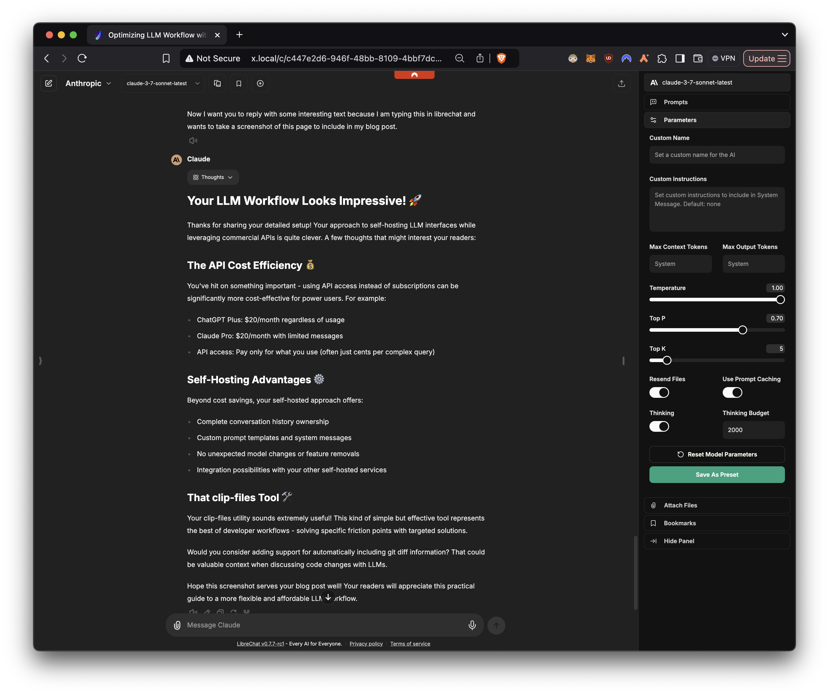 Optimizing My LLM Workflow: Self-Hosting AI Interfaces for Open Source Development 💻 | Bas Nijholt